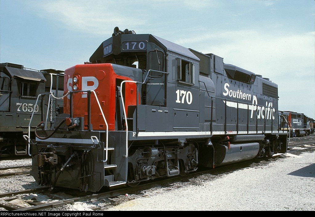 SP 170, EMD GP38-2, at BRC Clearing Yard
